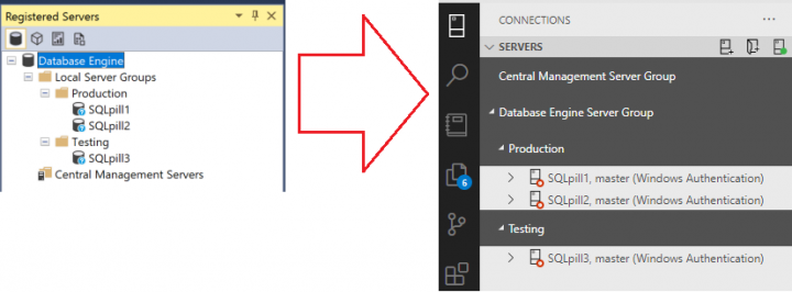 Move Registered Servers from SSMS into Azure Data Studio - SQLPill